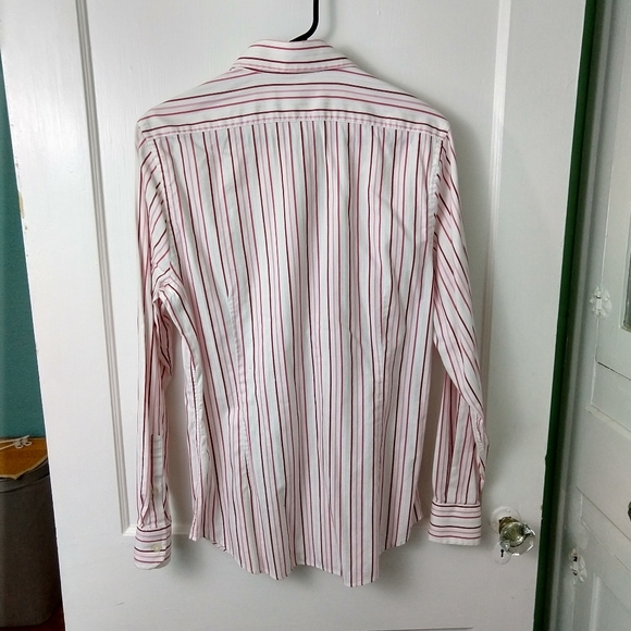 Express | Shirts | Express Striped Fitted Dress Shirt | Poshmark